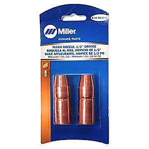 Miller Flush Nozzle, 1/2" Orifice, part no. NS-M1200C (2 per pack).