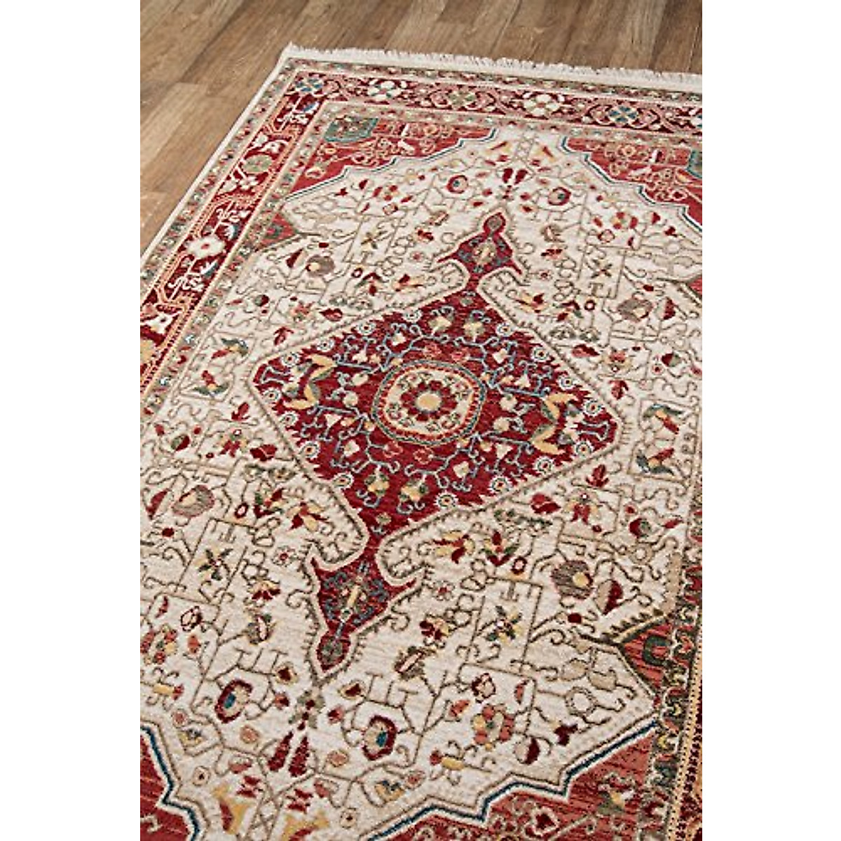 Momeni Lenox Area Rug, 5' X 7'5", Red