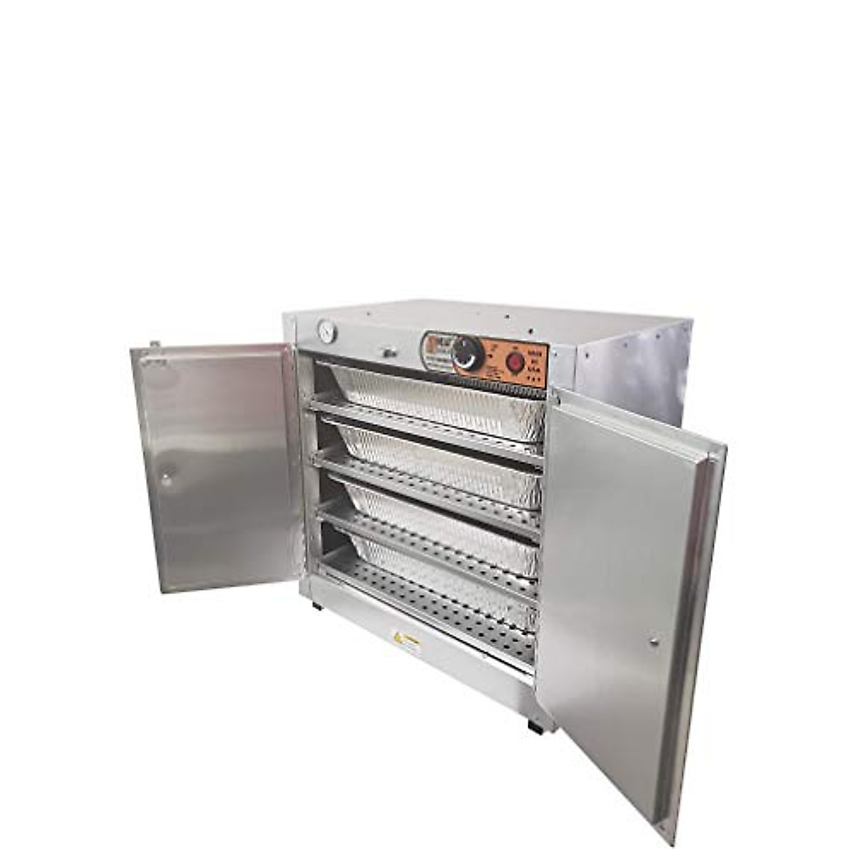 HeatMax 251524 Catering and Events Food Warmer with Water Tray, for 4 Full Size 3.25" Disposable Catering pans -- MADE IN USA with service and support