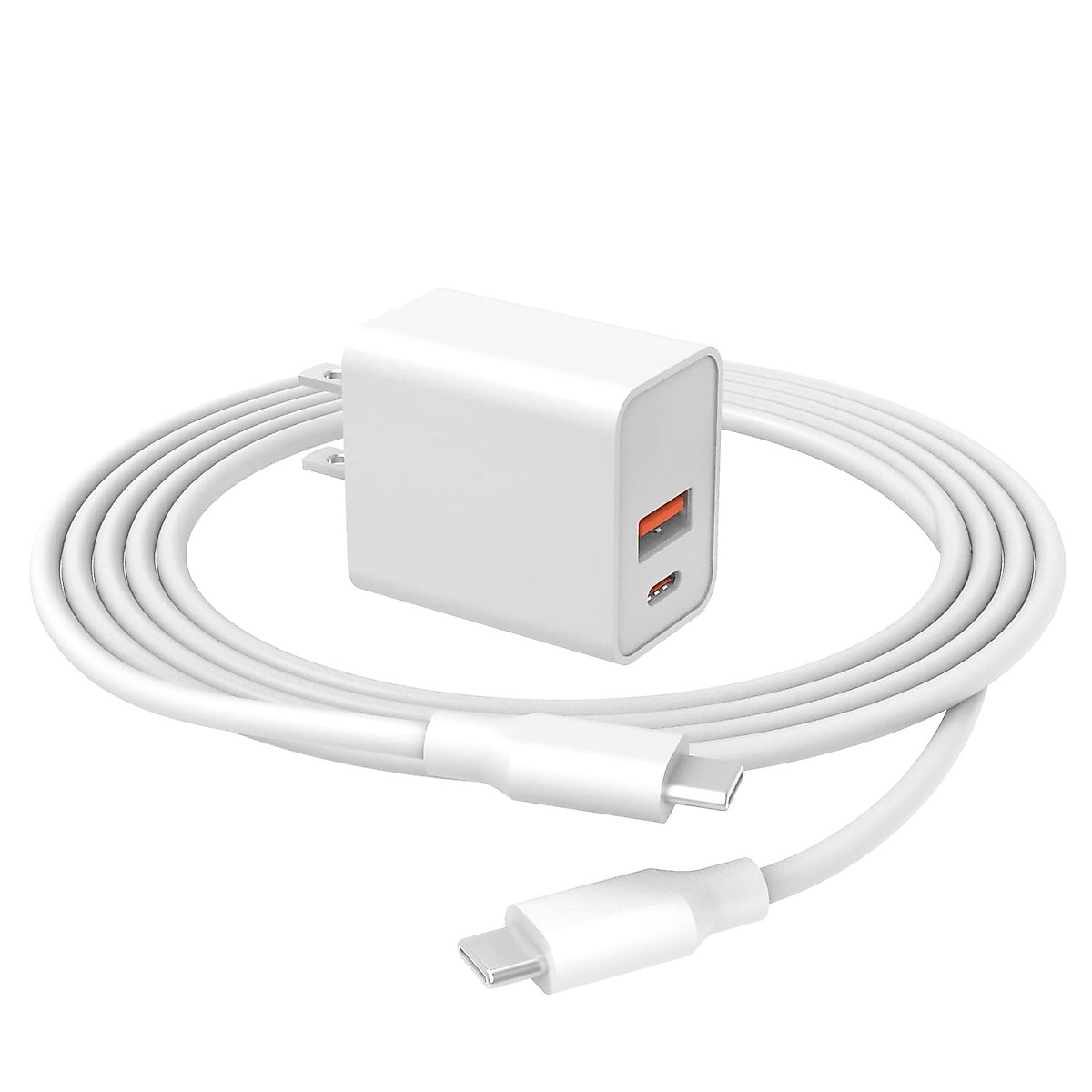 20W Dual Port Fit for iPad Air Charger Fast Charging - (Fit for iPad Air 4th/5th Generation 10.9 inch Gen 2022 2020 A2589 A2591 A2324 A2072 A2316 Charging Cable Power Supply Adapter Cord)