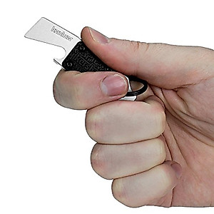 Kershaw PT-1 (8800X) Compact Keychain Multifunction Tool Made of 8Cr13MoV Stainless Steel; Features Bottle Opener, Flathead Screwdriver, Mini Pry Bar and Lanyard Hole; 0.8 oz., 2.75 In. Overall Length