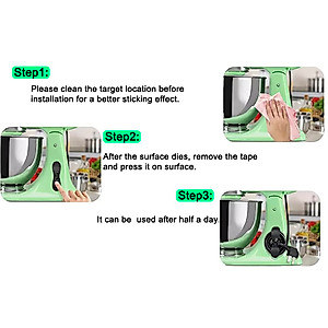 Cord Organizer for Kitchen Appliances Receiving Reel Upgraded, Best Power Cord Holder Winder Wrappers Silicone with Stick On Adhesive Amlits Accessories for Mixer, Pressure Cooker, Air Fryer (3 Pack)