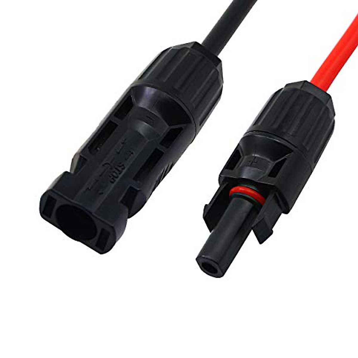 CERRXIAN 55cm 10AWG SAE SocketSidewall Port Cord & 50cm 10AWG SAE to Male & Female Cable with SAE Conector