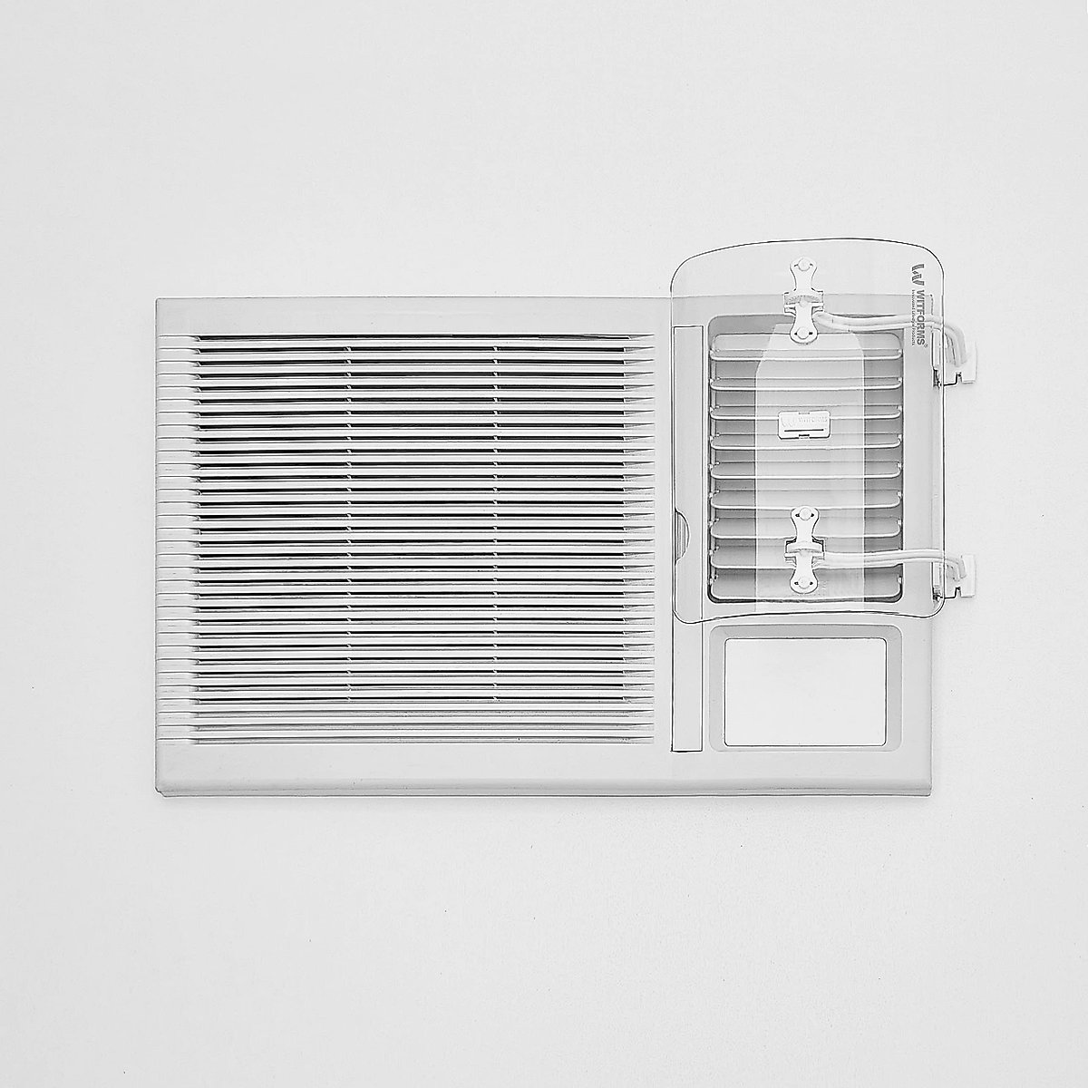 WITFORMS/WINDOW - Adjustable AC air deflector suitable for window air conditioners (side air outlet). Enhance cooling and heating circulation