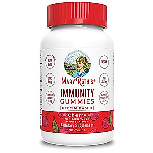 Kids Multivitamin + Immunity Gummies Bundle by MaryRuth's | Kids Sugar Free Multivitamin Gummies, 60ct | Immunity 5-in-1 Gummies for Kids & Adults, 90ct | Vegan, Non-GMO, Gluten Free