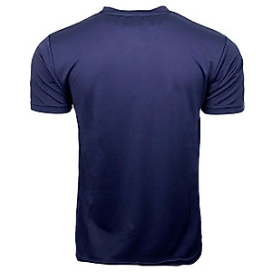 Icon Sports Men's Real Madrid Performance Gameday Shirt Jersey-Like, Adult Sizes Licensed Real Madrid Training Shirt | Medium Blue