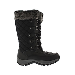 Pacific Mountain Women's Whiteout Hiking Shoe, Black, 9.5