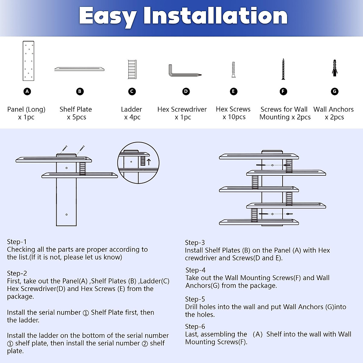 Sun3drucker Wall Shelf for Tonies, 20-35 Tonie Figures, Magnetic Wooden Floating Shelf Compatible with Toniebox MP3 Audio Player & Character, Storage Rack for Children Kids Playroom