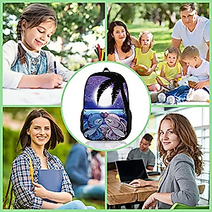 MULINSEN 17 Inch Backpack Anime Cartoon Travel Laptop Backpacks Travel Backpack Casual Travel Bag Daypack for Women Men