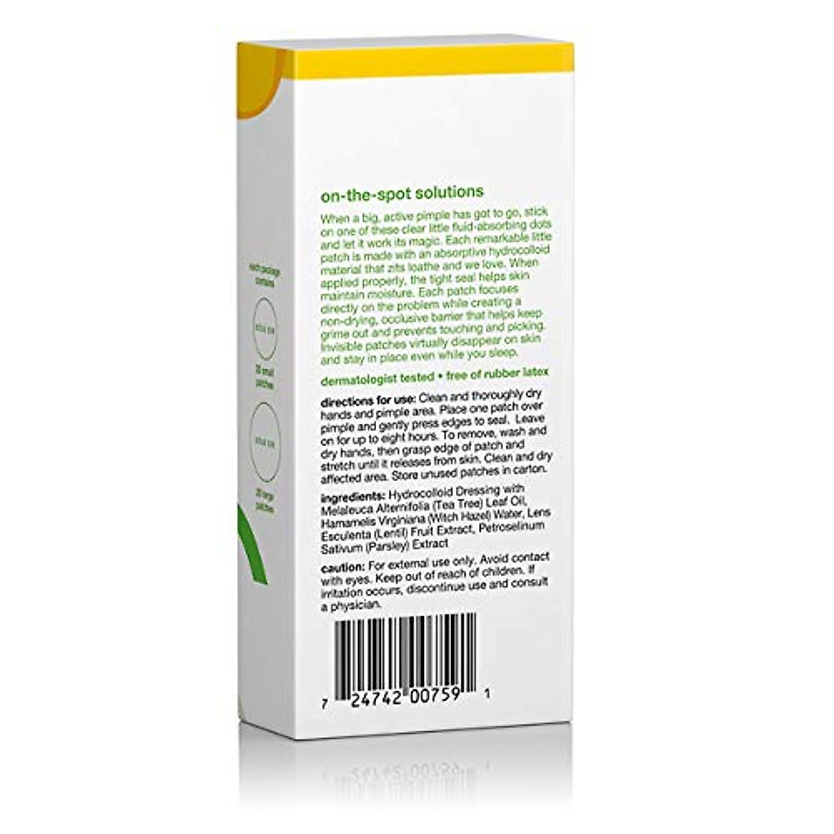 Alba Botanica Acnedote Pimple Patches for Face - Pimple, Spot Patches - Hydrocolloid Skincare Patches - 40 Count