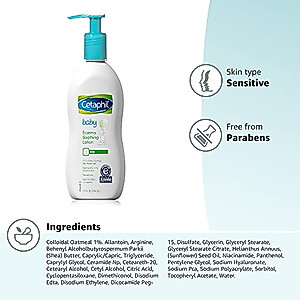 Cetaphil Baby Eczema Soothing Lotion with Colloidal Oatmeal, For Dry, Itchy and Irritated Skin, 5 Fl. Oz