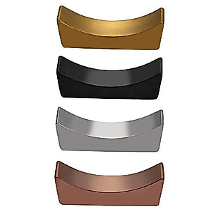 MBBITL Black Brushed Chopsticks Rests Holders Stainless Steel For Holding Spoon Forks Pack of 5