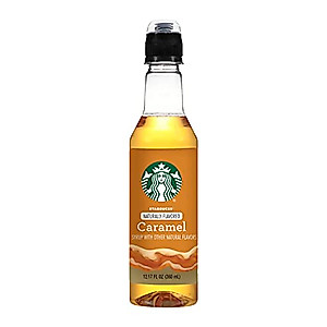 Starbucks Naturally Flavored Caramel Coffee Syrup, 12.17 fl oz. (Pack of 2)