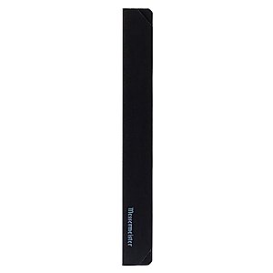 Messermeister 10” Slicer Edge-Guard, Black - Fashionable & Functional Knife Protector for Carving & Slim-Blade Knives - 2 Blade Entry Notches - 10.5” x 0.9375”