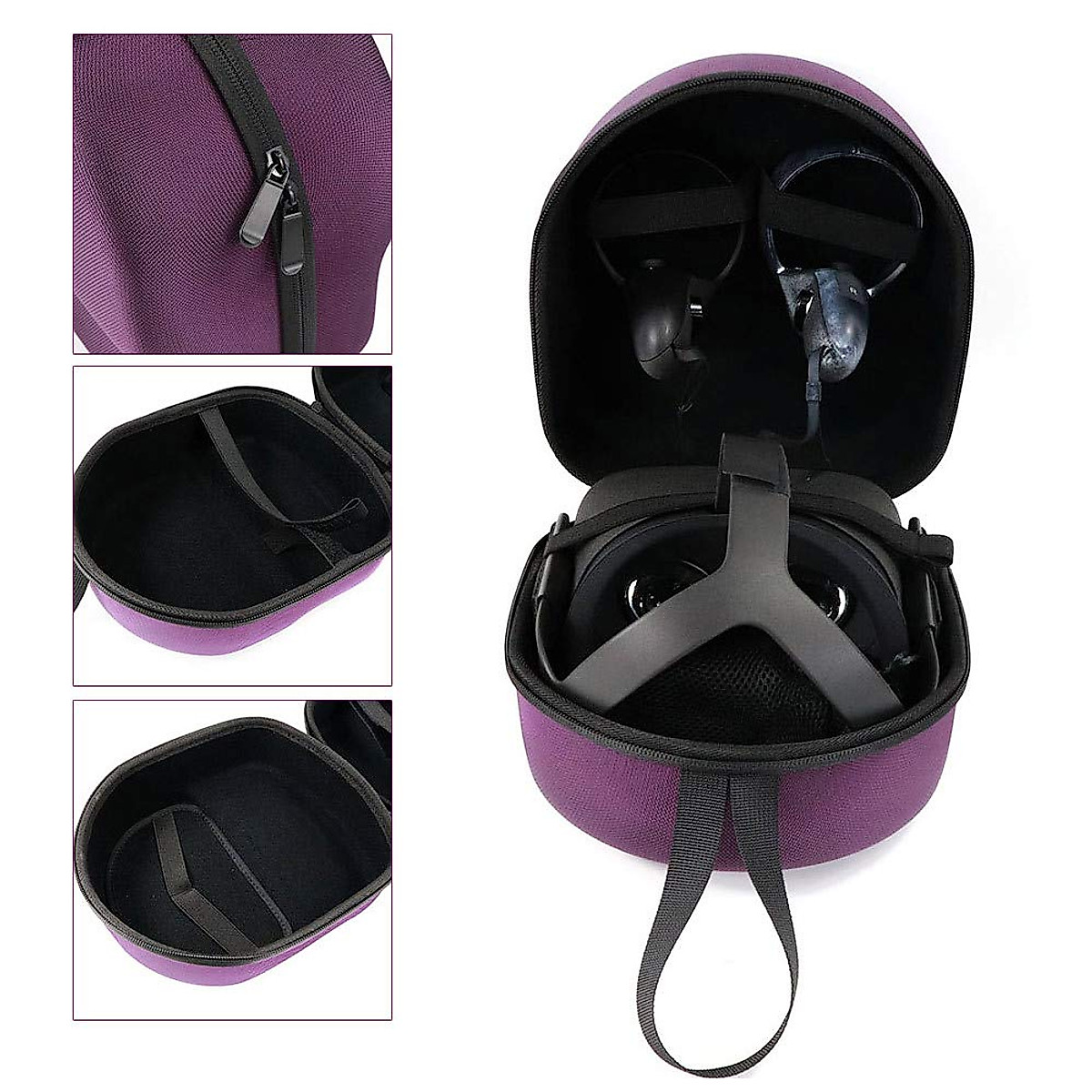 Oriolus Hard Case for Oculus Quest All-in-one VR Gaming Headset (Purple)