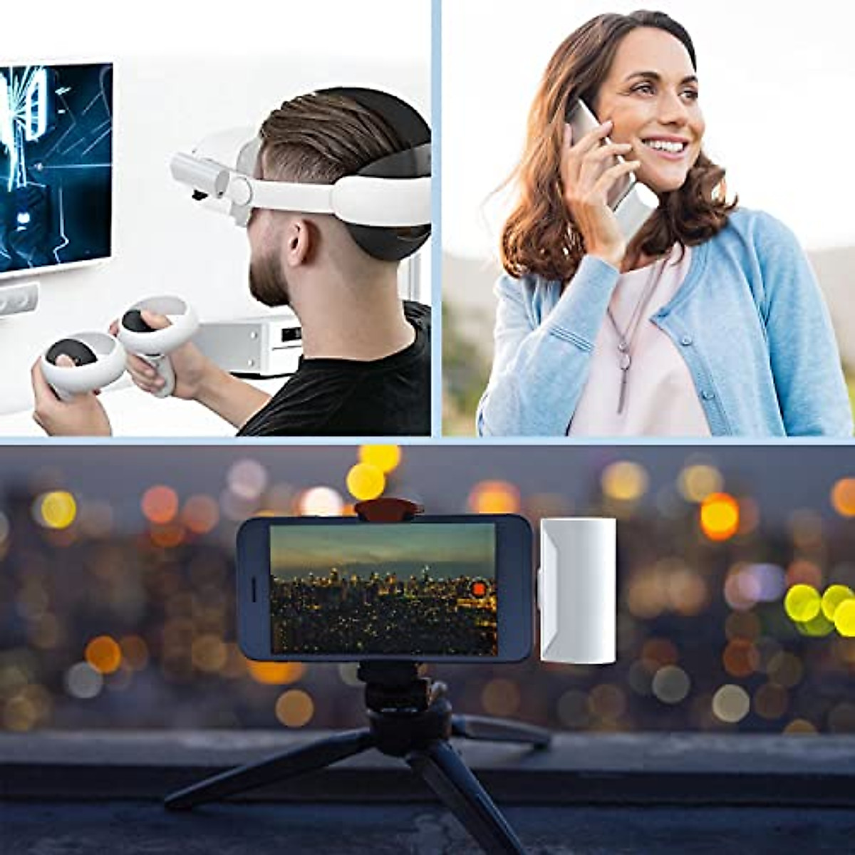 NiUB5 Portable Power Bank - 4800mAh Mini Portable Charger, USB-C Small Battery Pack Charger Compatible with Samsung Galaxy Android Phones