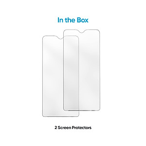 Gabb Authentic Phone Plus Screen Protector - Set of 2, Tempered Glass, Shield, Thin, Easy Install, HD Clarity, Touch Response, Smart Phone Accessory, Also Compatible with Samsung A10E