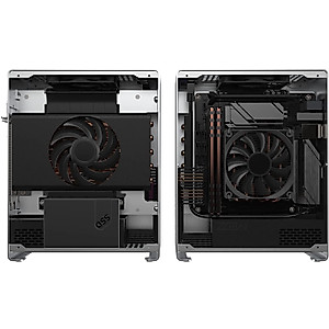 A1P Mini ITX Case Desktop PC Case(A1 Upgrade Version) Micro Slim Portable 2023 Small Backpack Aluminum Alloy Chassis DIY Installation for Gaming and Home Use