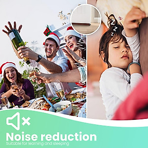 Kepfire Adjustable Under Door Draft Blocker 37 Inch for Double Doors - Noise Reducing & Dust Resistant Insulation Strip, Brown