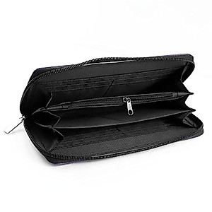 G-Ahora Nightmare Before Christmas Leather Wallet Jack Skellington All Over Print Faux Leather Wallet (WC Jack Skellington C)