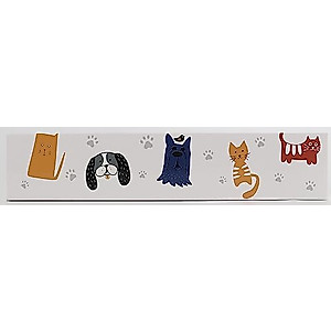 TagME Reflective Nylon Dog Collars, Adjustable Classic Dog Collar with Quick Release Buckle for Puppy, Baby Pink, 3/8" Width