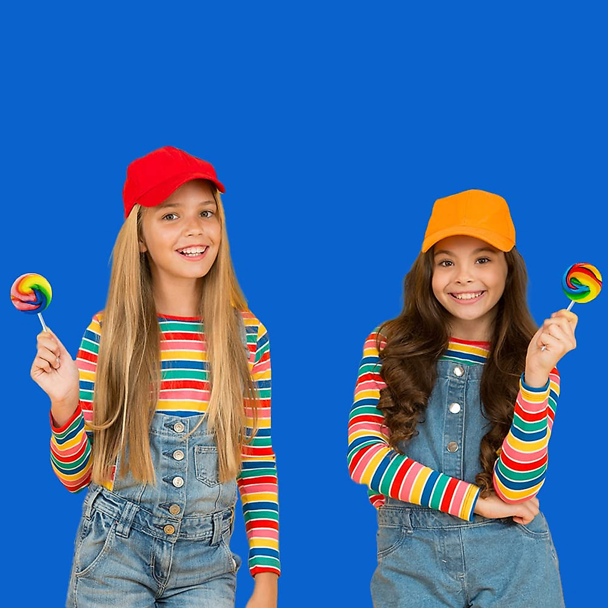 The Dreidel Company Rainbow Swirl Lollipop, Mixed Fruit Flavor, Individually Wrapped, 1.5" Inch Swirl Pop (24-Pack)