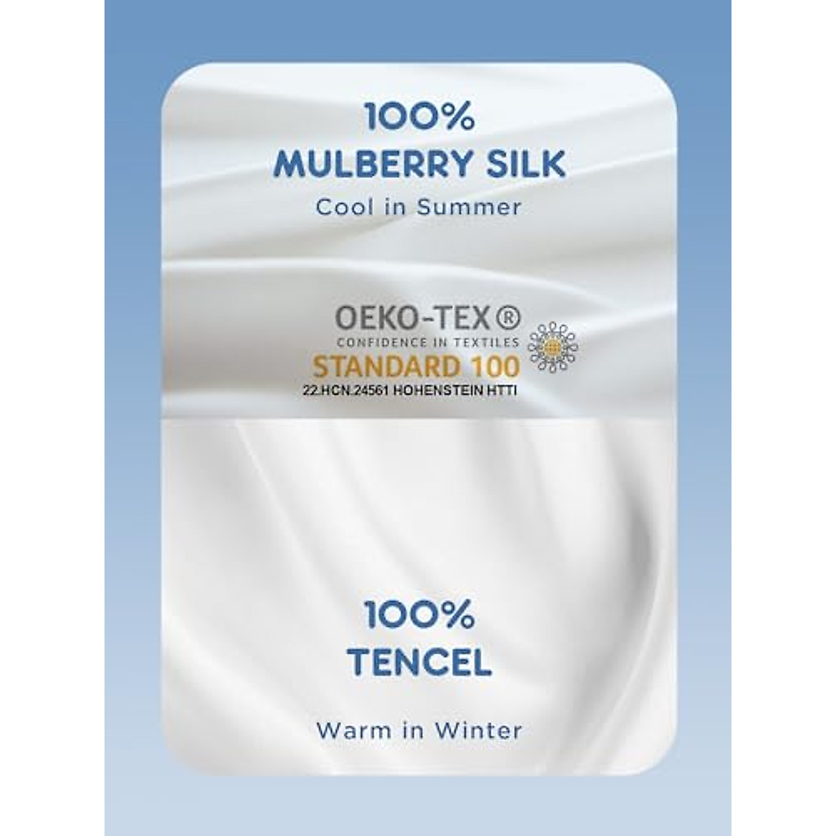 Mulberry Silk Pillowcase for Hair and Skin, SGMSILK 22 Momme Natural 6A Silk Pillow Case with Zipper Soft Texture, Single Sided Washable Pure Silk Pillow Cover(White, Standard 20"x26")