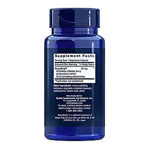 Life Extension Tear Support with MaquiBright 60mg - Maqui Berry Extract Eye Health Supplement For Dry Eyes - Tear Production Formula - Non-GMO, Gluten-Free, Vegetarian - 30 Capsules