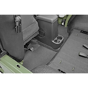 BedRug Jeep Kit - BedTred BTTJ97F fits 97-06 WRANGLER TJ/LJ FRONT 3PC FLOOR KIT (WITH CENTER CONSOLE) - INCLUDES HEAT SHIELDS
