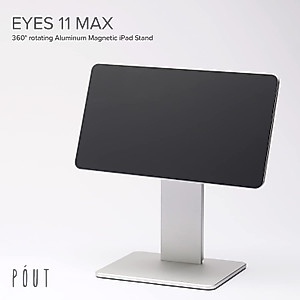 POUT E11 MAX iPad Pro Stand - Adjustable Tablet Holder Magnetic Cradle Mount Dock for Apple iPad Pro (MAX 12.9" iPad)