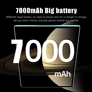 10.1 Inch 8 Core CPU 8GB RAM 256GB ROM 5G WiFi Tablet with Keyboard - Green, FHD Screen, Fast Charging (US Plug)