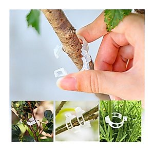 Secured Plastic Plant Clip, 2024 Upgrade Plant Support Clips, Garden Clips for Climbing Plants, Tomato Clips, Plastic Trellis Clips Plant Support Clips，Plastic Trellis Clips Plant Support Clips Grape