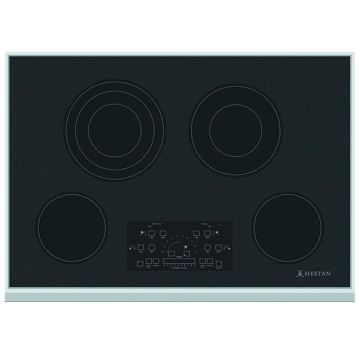 Hestan KEC30-BK 30 Inch Wide 4 Burner Electric Cooktop, 30", Black