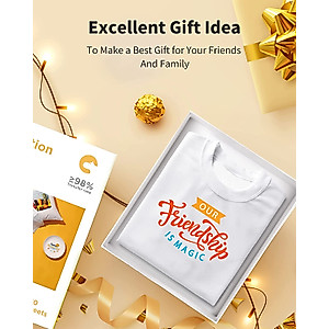 Hiipoo Sublimation Paper 8.5x11 Inch, Work with Sublimation Ink and E Sawgrass Inkjet Printers for Mugs T-Shirts Light Fabric and Other Sublimation Blanks (110 Sheets, 120G) (A-8.5x11)