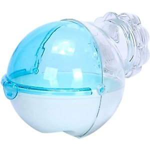 WNZQK Hamster Sand Bathroom Guinea Pig Hideout Hamster Cage Accessories Sand Bath Container Small Pet Toilet Hamster Villa Transparent External(Upgrade Blue)