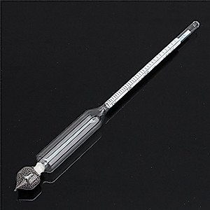 Funnytoday365 For Checker Whiskey Alcohol Meter Wine Measuring Instrument Proof Distillation Tester Hydrometer Alcohol Meter