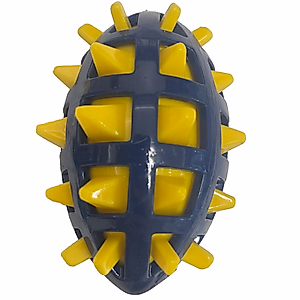 HDPPNQ Indestructible Squeaky Dog Toys for Aggressive Chewers, Dog Chew Toys for Large Dogs,Rubber Puppy Chew Ball with Squeaker Almost Indestructible