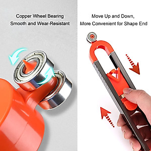 AIYOO Precise Contour Gauge Tool Lurui Scribe Tool with Adjustable Lock for Pencil, Super Gauge Shape and Outline Tool Construction Tools Flooring Tools