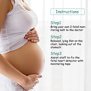 Monitoring Belt, Monitoring Belt, Fetal Heart Monitoring Belt Professional Monitoring Bandage Monitoring Bandage Belt for Women