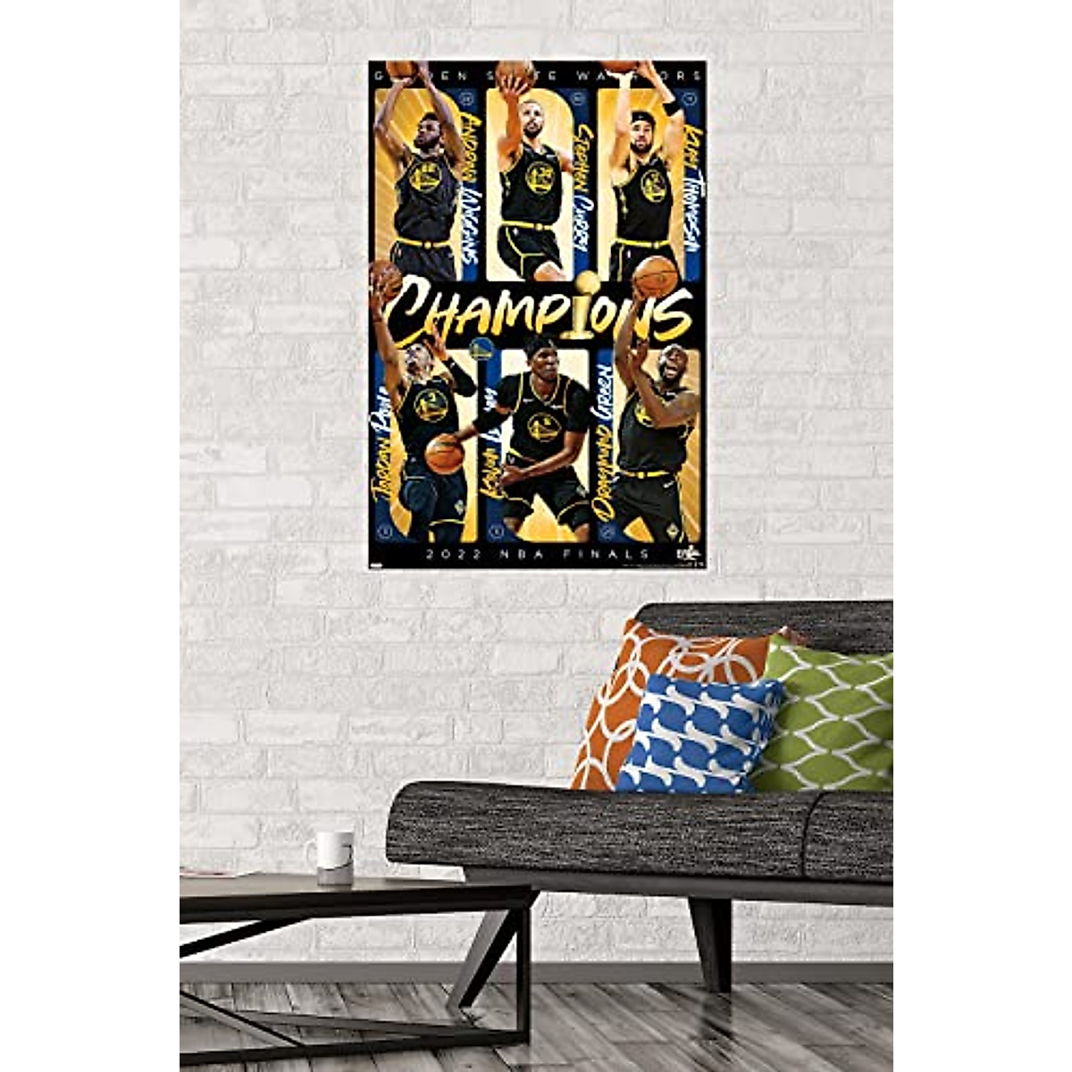 Trends International NBA Golden State Warriors - 2022 Commemorative NBA Finals Champions Wall Poster