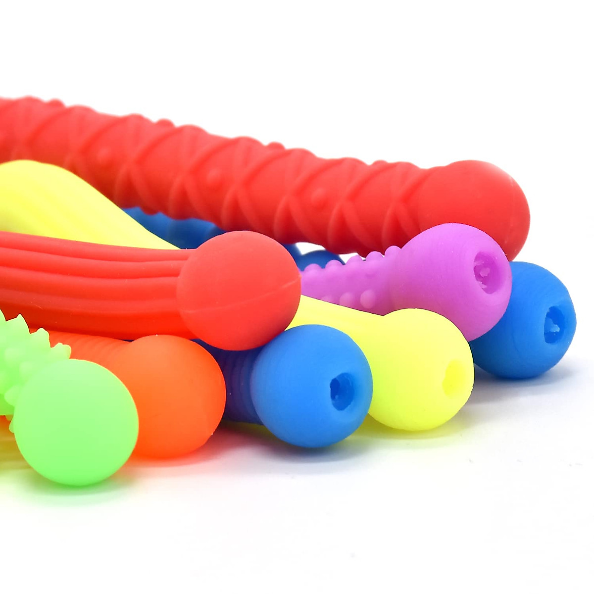 A AINOLWAY 9 PCS Textured Stretchy Strings and Super Sensory Fidget Toys for Adults and Kids (9PCS)