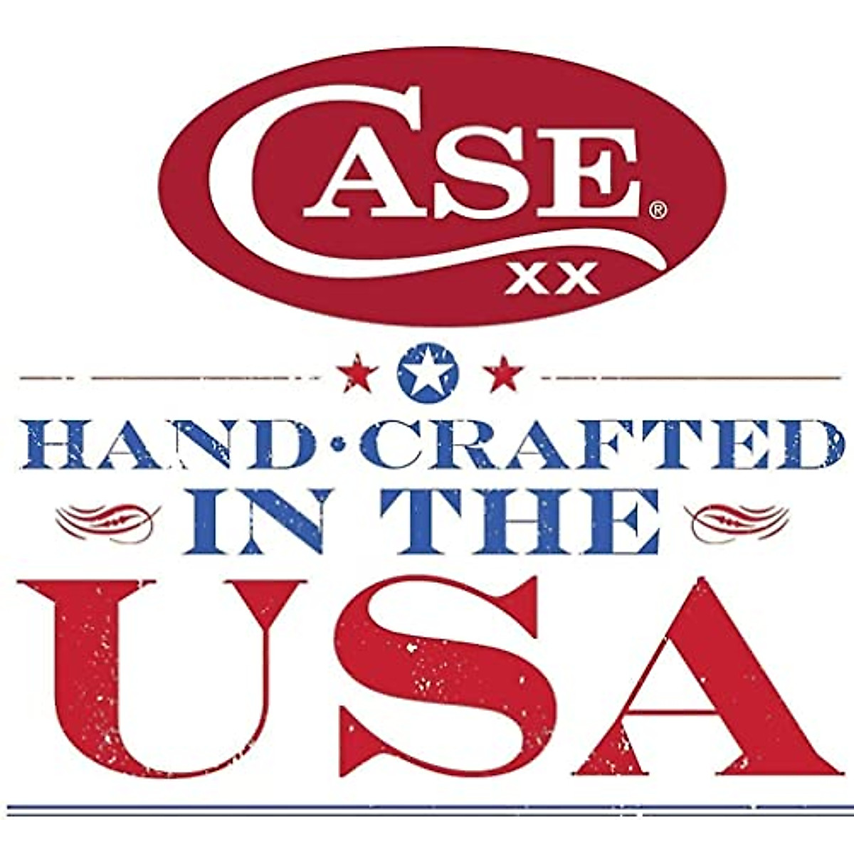 CASE XX WR Pocket Knife Sawcut Blue Bone Peanut Item #14306 - (6220 SS) - Length Closed: 2 7/8 Inches