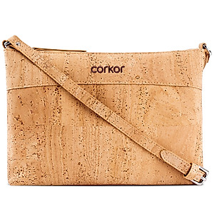 Corkor Cork Purse – Cork Handbags for Women, Vegan Crossbody Bag Cruelty Free Natural