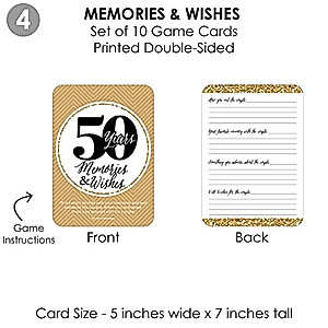 Big Dot of Happiness We Still Do - 50th Wedding Anniversary - 4 Anniversary Party Games - 10 Cards Each - Gamerific Bundle
