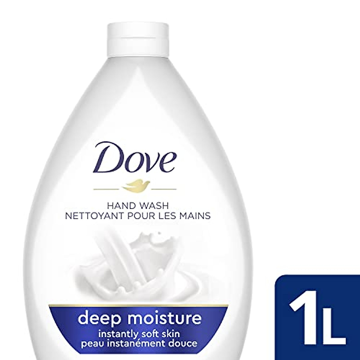 Dove Advanced Care Hand Wash Deep Moisture Pack of 3 for Soft, Smooth Skin More Moisturizers Than The Leading Ordinary Hand Soap, 34 oz