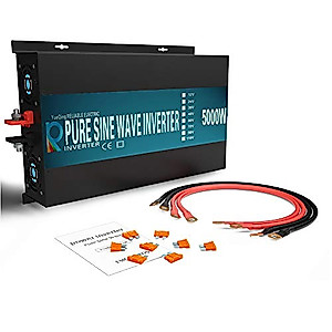 WZRELB Pure Sine Wave 5000W 24V Power Inverter DC to AC Power - Solar, RV