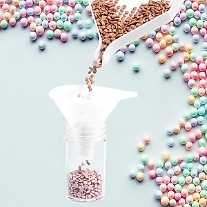 Benote Diamond Art Painting Storage Container, Bead Organizer with Diamond Tray Funnel Tweezers Lables, Embroidery Box 30 Grids and Large Bead Storage 50pcs Bags