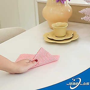 JEBBLAS Disposable Cleaning Towels and Dish Cloths, Reusable Towels,Handy Cleaning Wipes, 50 Count/Pack,Blue