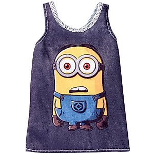 Barbie Despicable Me Fashion Black Tank Top Fashion Pack