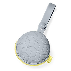Skip Hop Silicone Pacifier Holder, Grab & Go, Grey